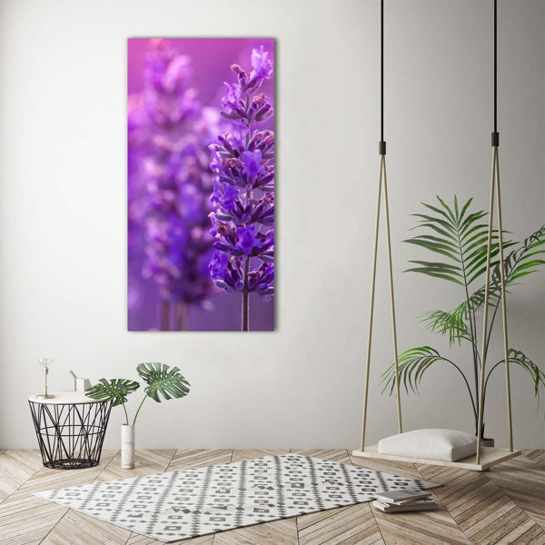 Ebern Designs Lavendelfeld - Kunstdrucke auf Leinwand - Wrapped Canvas | Wayfair.de